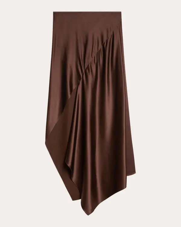 Helmut Lang Silk Handkerchief Slip Skirt