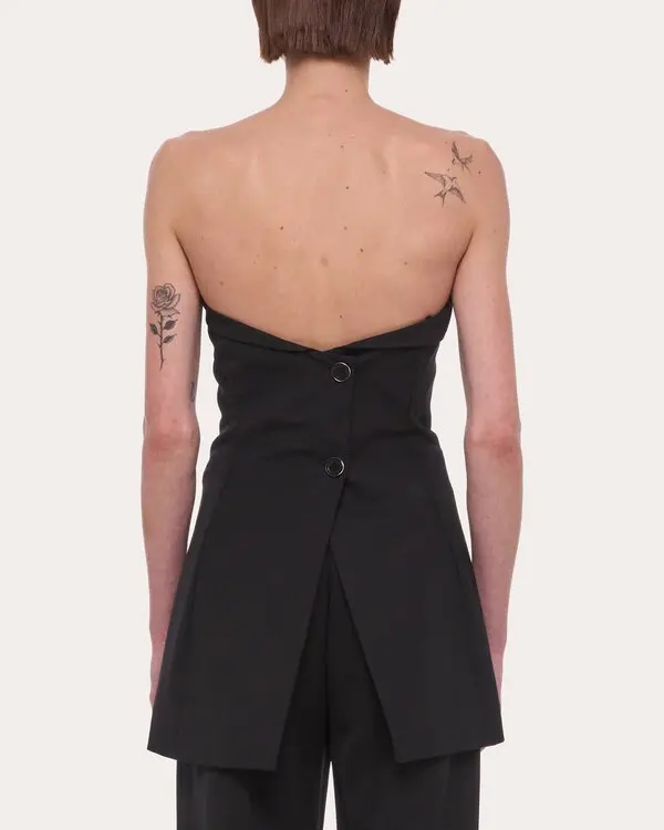 Helmut Lang Wool Gabardine Wardrobe Blazer Top