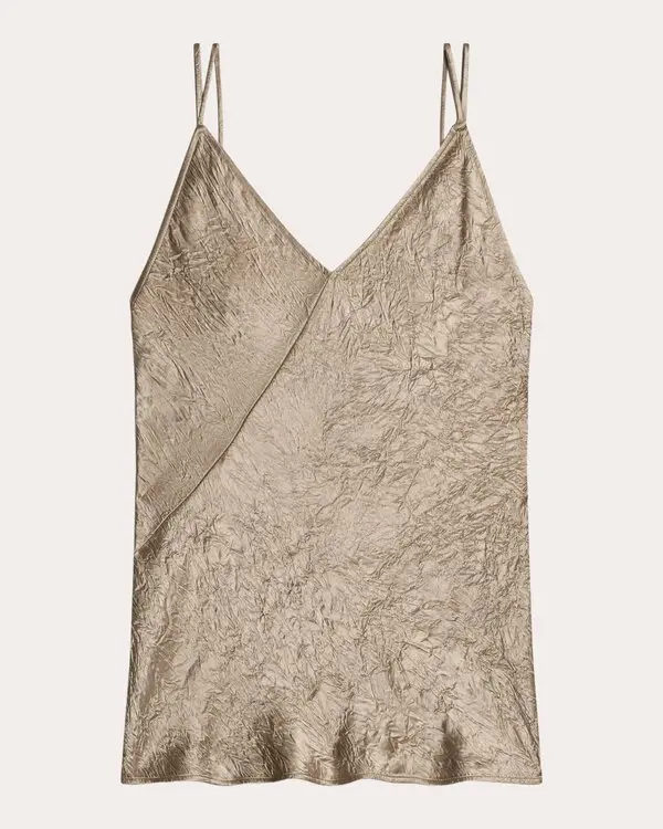 Helmut Lang Crinkle Slip Tank Top