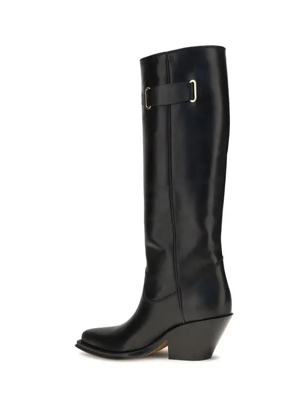Chloé Azelan Over-the-knee Leather Boots