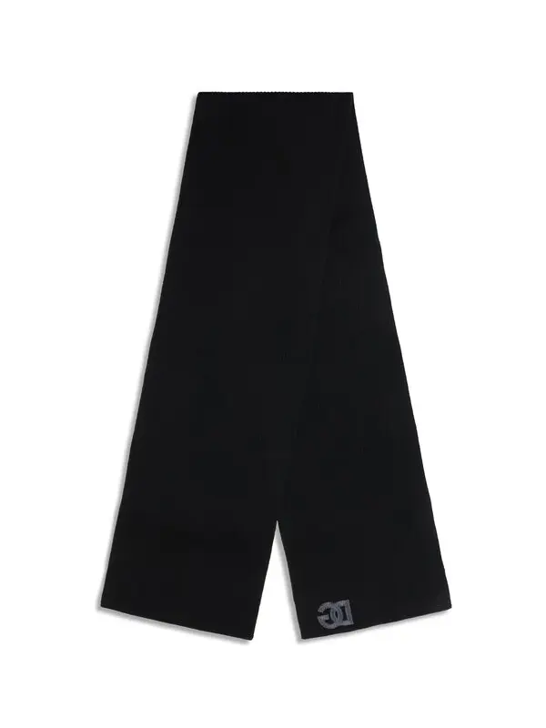 Dolce & Gabbana Ribbed Virgin Wool Scarf