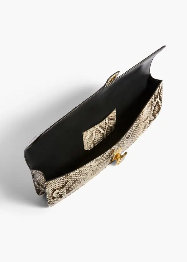Khaite Blake Long Clutch In Python