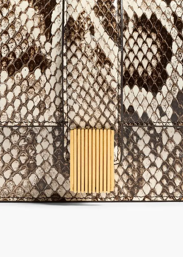 Khaite Blake Long Clutch In Python