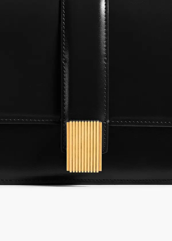 Khaite Blake Top Handle Bag - Black