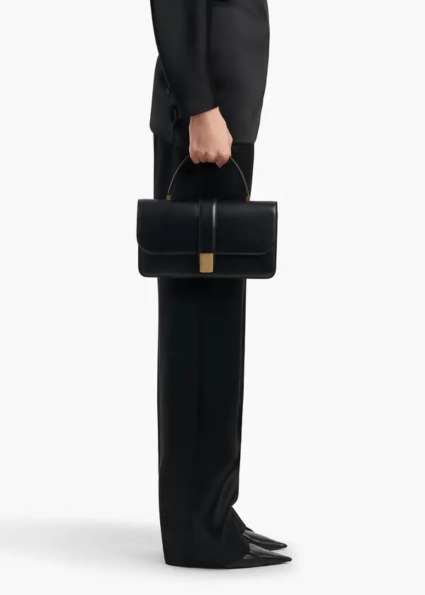 Khaite Blake Top Handle Bag - Black