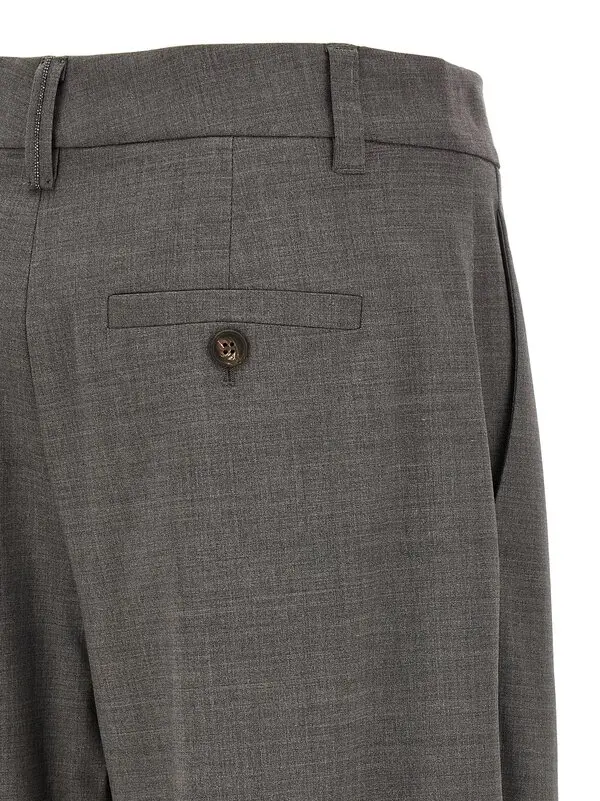 Brunello Cucinelli Pleated Tailored Trousers