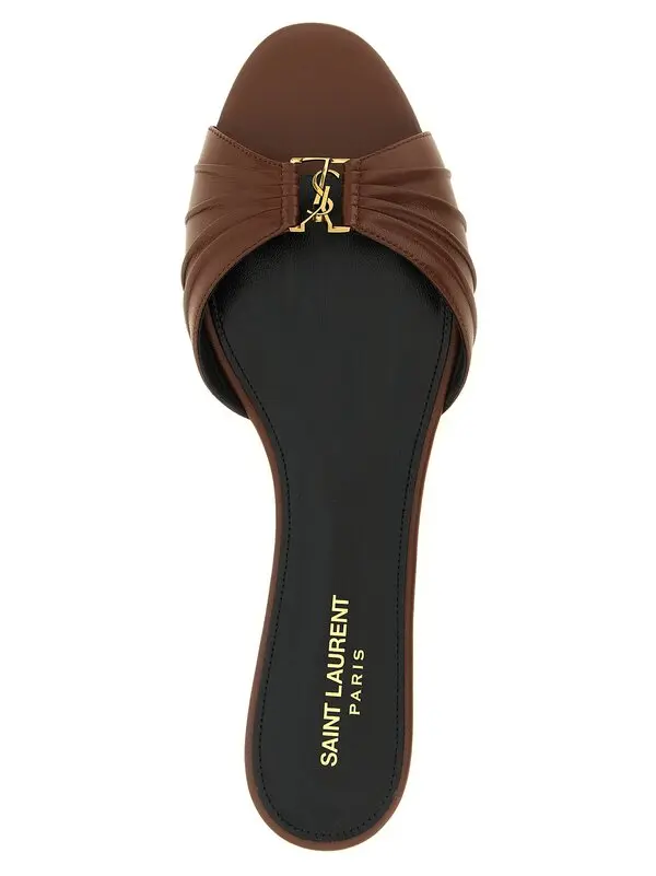 Saint Laurent Babylone Sandals - Brown