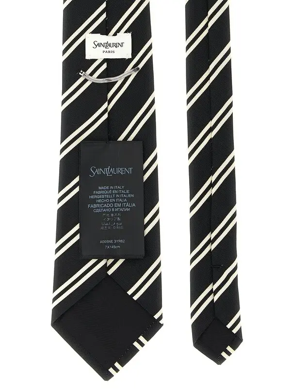 Saint Laurent Striped Neck Ties