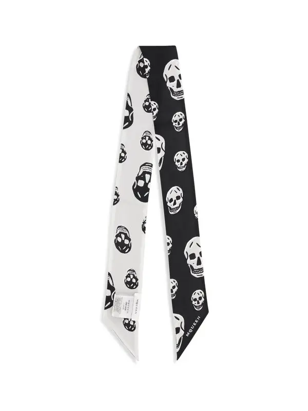 Alexander McQueen Skull Ribbon Scarf
