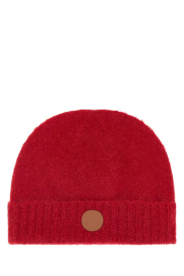 VIVIENNE WESTWOOD Alpaca Blend Fluffy Beanie Hat - Red