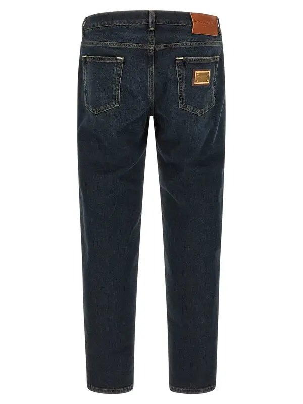 Dolce & Gabbana Logo Plaque Jeans