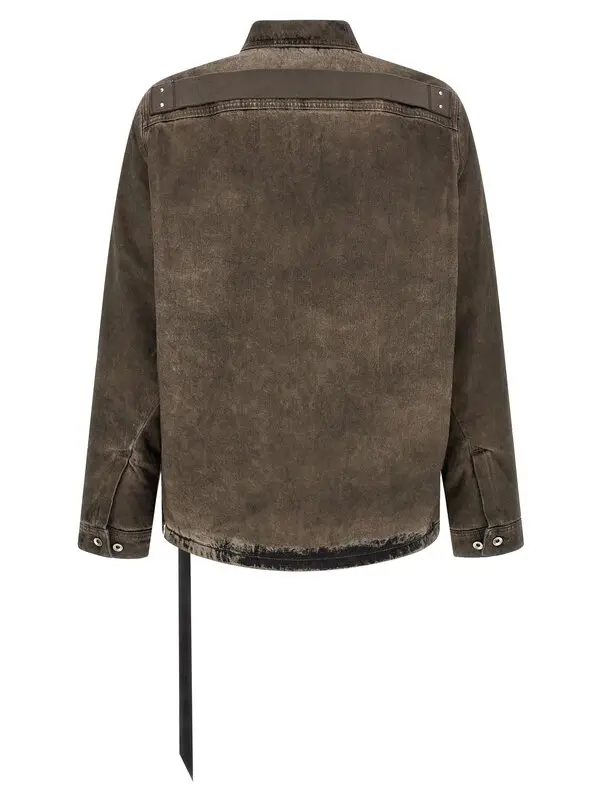 Rick Owens Brad Denim Jacket - Gray