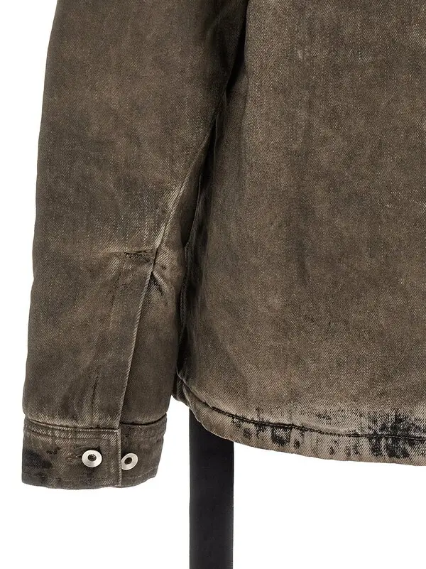 Rick Owens Brad Denim Jacket - Gray
