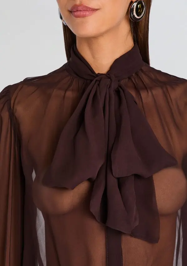 Retrofete Hasli Silk Chiffon Top