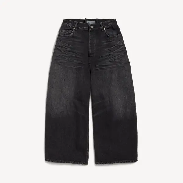 Balenciaga Curved Jeans - Black