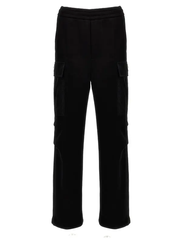 Prada Nylon Insert Cargo Joggers