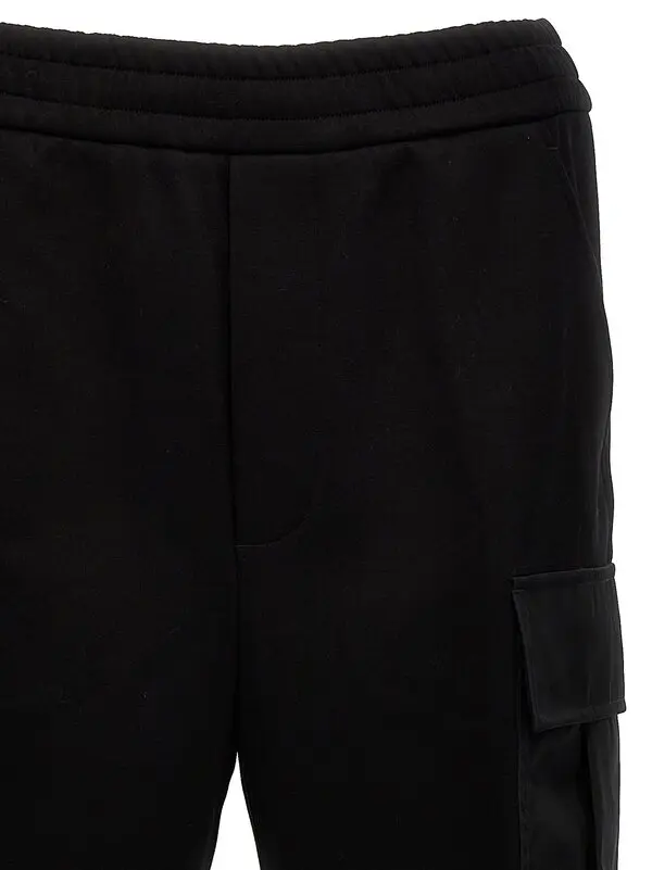 Prada Nylon Insert Cargo Joggers