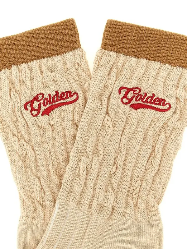 GOLDEN GOOSE Braided Socks