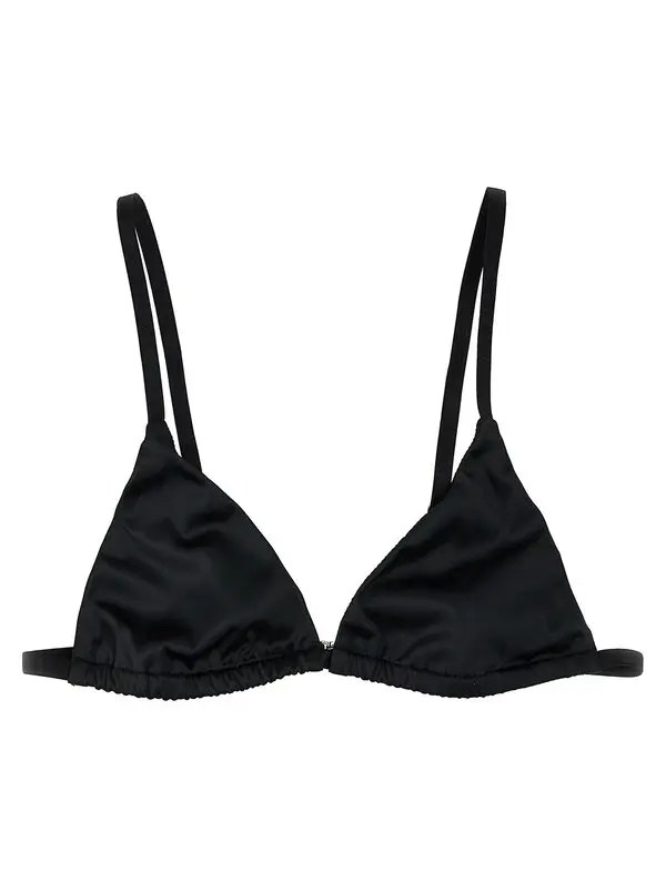 TOTEME Satin Bralette - Black
