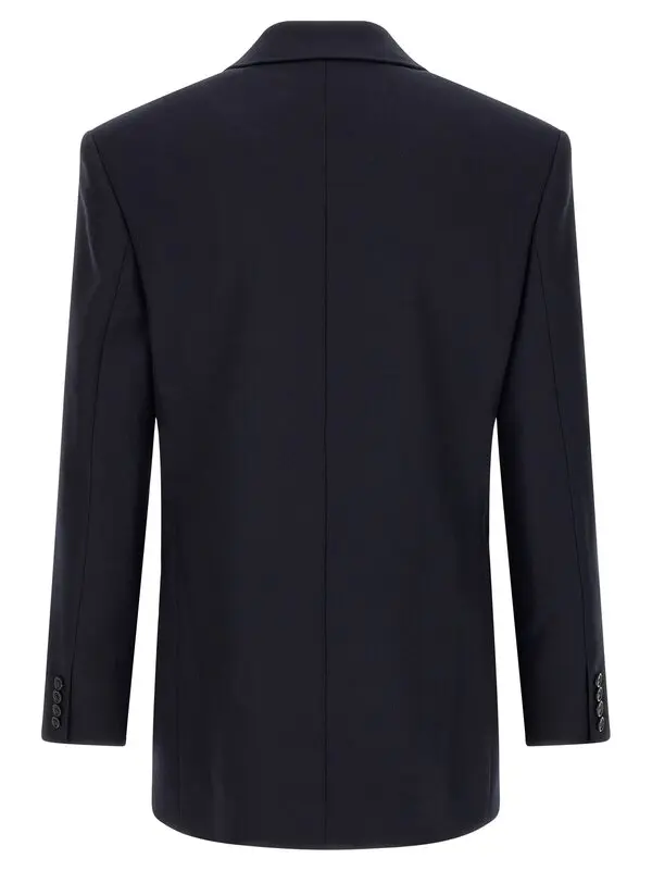 Saint Laurent Felted Wool Gabardine Blazer Jacket