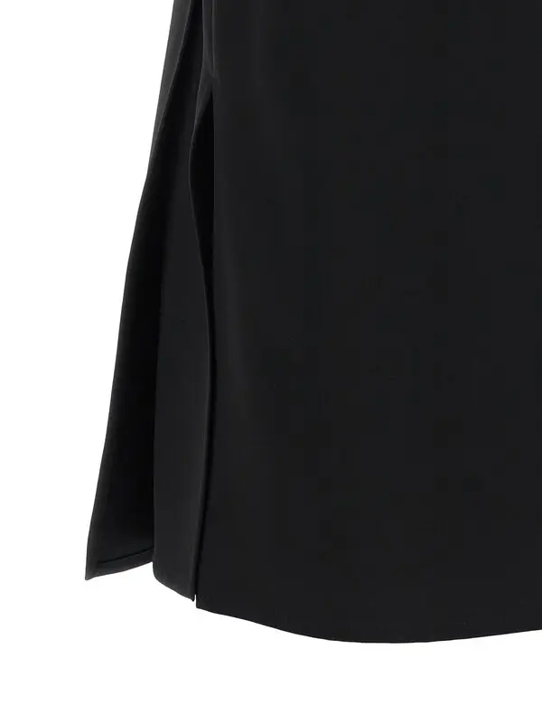 Sportmax Faglia Rhinestone Fringe Technical Cady Top