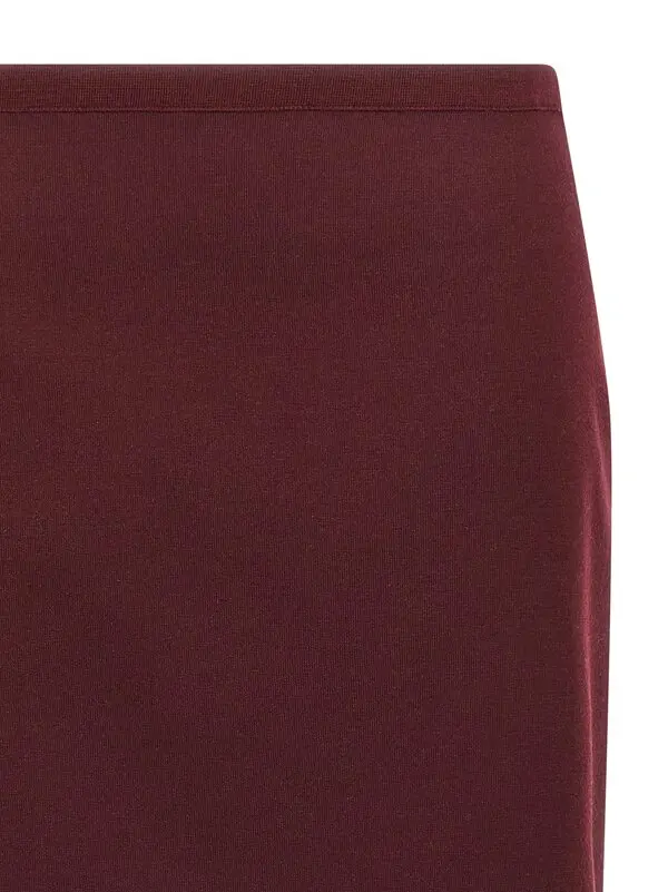 Miu Miu Double Layer Midi Skirt