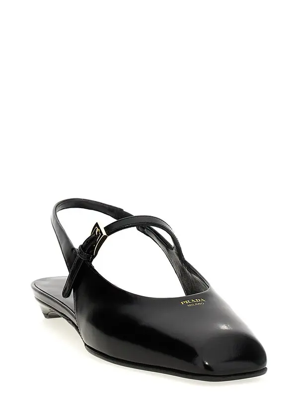Prada Logo Slingback