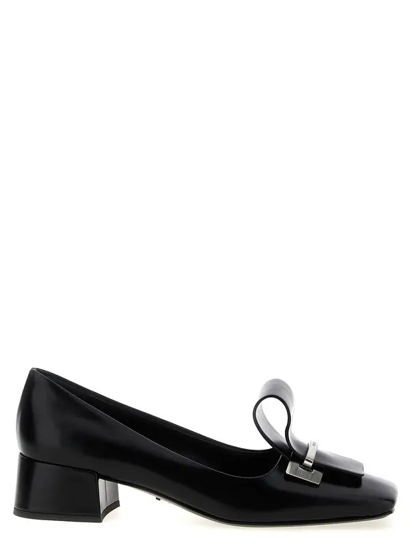 Prada Leather Pumps - Black