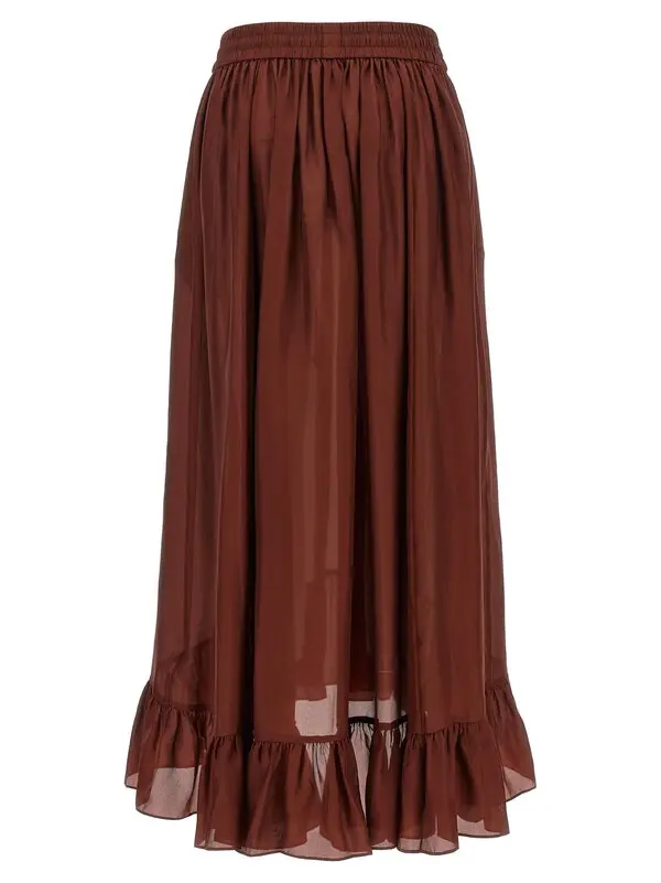 Zimmermann Aster Silk Habotai Skirt