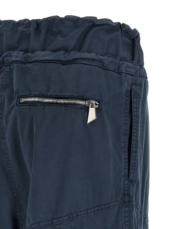 Attico Overdyed Cotton Gabardine Parachute Cargo Pants