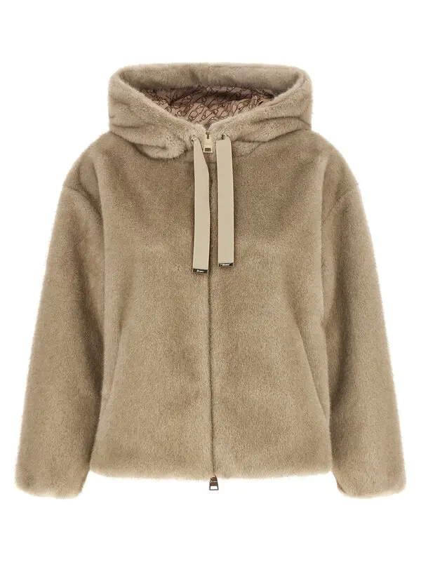 Herno Eco Fur Hooded Coat