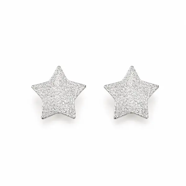 SILVER MOON Sterling Star Earrings Celeste - Silver