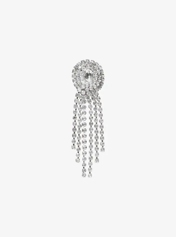 Michael Kors Swarovski Chandelier Brooch - White