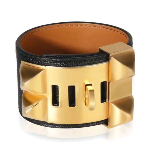 Hermès Gold-plated Collier De Chien Bracelet