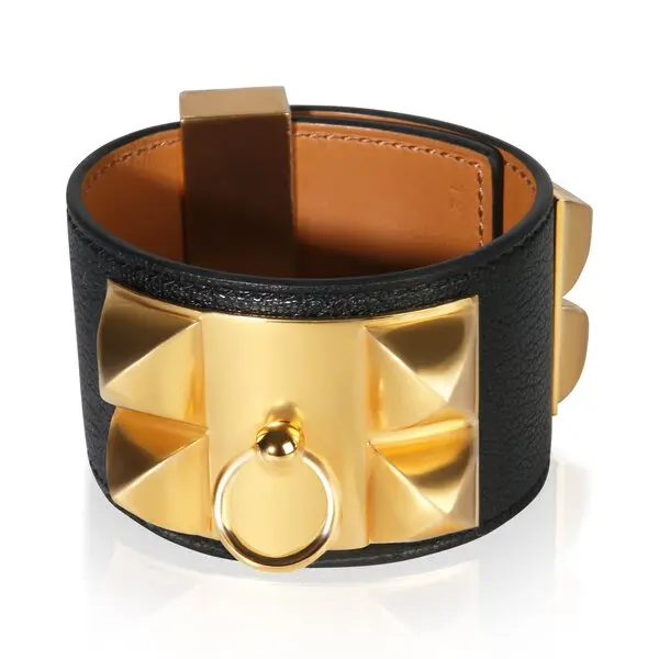Hermès Gold-plated Collier De Chien Bracelet