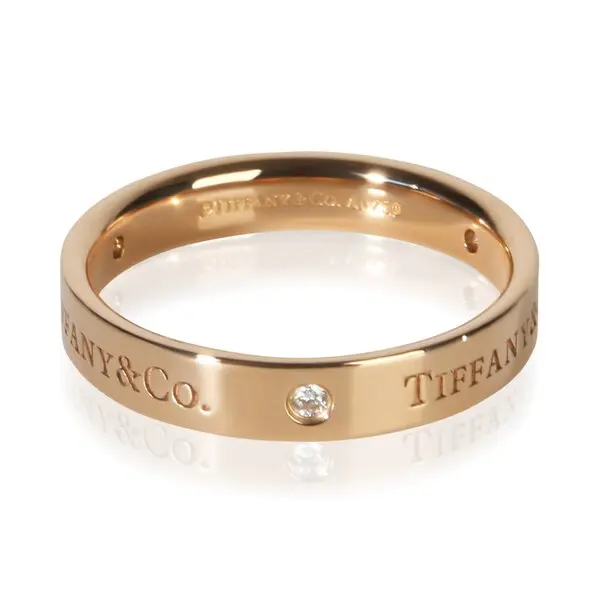 Tiffany & Co. Rose Gold Diamond Band Ring - Rose_gold