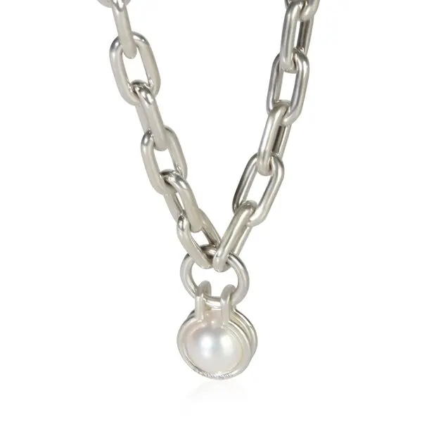 Tiffany & Co. Sterling Silver Pearl Hardwear Wrap Necklace - Sterling_silver