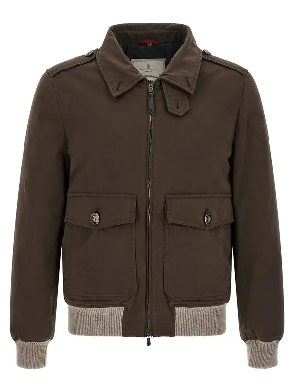 Brunello Cucinelli Waterproof Bomber Jacket