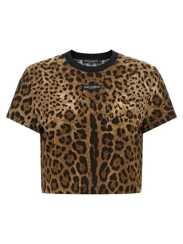 Dolce & Gabbana Leo' Cropped T-shirt