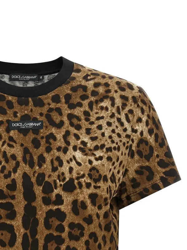 Dolce & Gabbana Leo' Cropped T-shirt