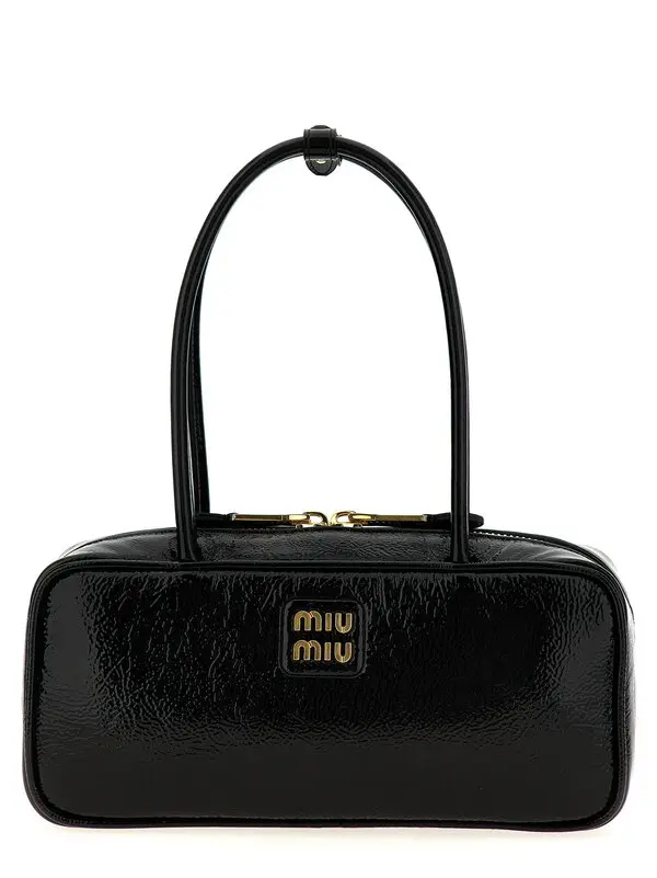 Miu Miu Trunk Hand Bag - Black