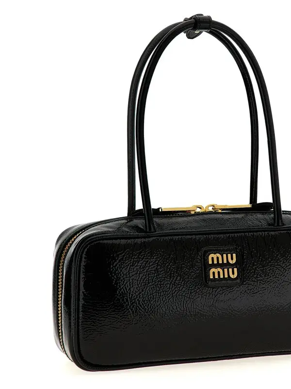 Miu Miu Trunk Hand Bag - Black