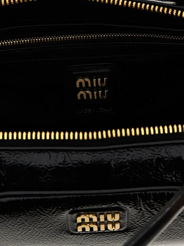 Miu Miu Trunk Hand Bag - Black