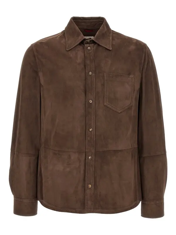 Brunello Cucinelli Suede Overshirt