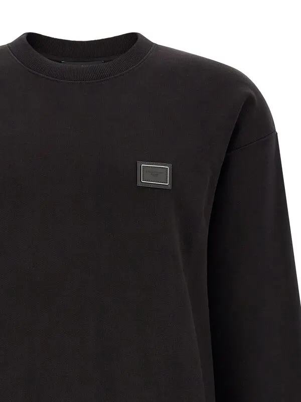 Dolce & Gabbana Logo Plaque Sweatshirt
