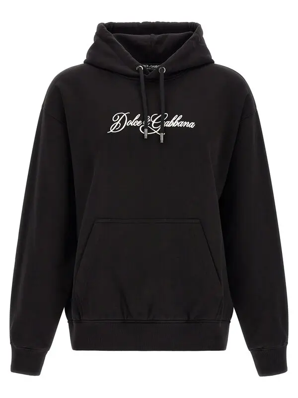Dolce & Gabbana Logo Embroidery Hoodie
