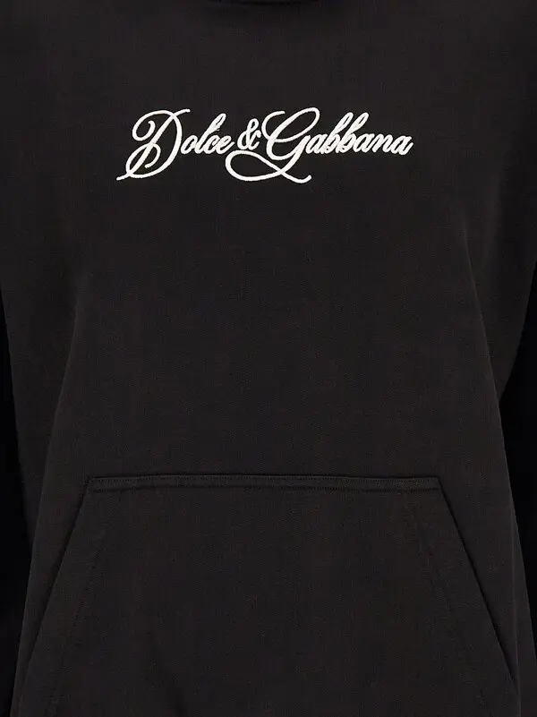 Dolce & Gabbana Logo Embroidery Hoodie