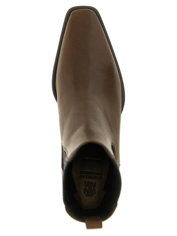 Brunello Cucinelli Precious Heel' Ankle Boots