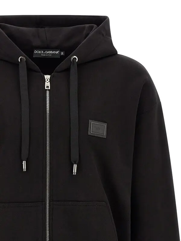 Dolce & Gabbana Logo Plaque Hoodie