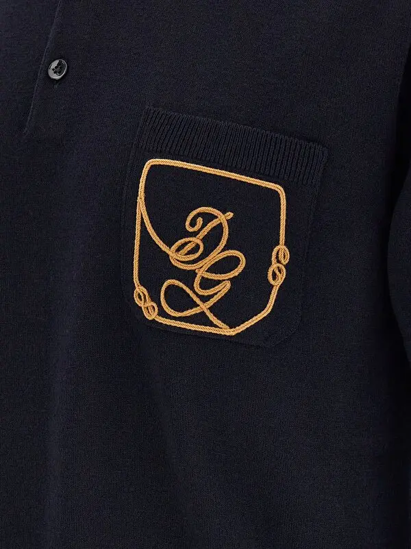 Dolce & Gabbana Logo Embroidery Polo Shirt